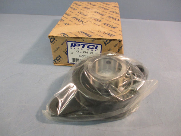IPTCI UCFL 208 24-NG - 1-1/2" BORE 2-Bolt Flange Bearing Set Screw Loc | eTech Surplus