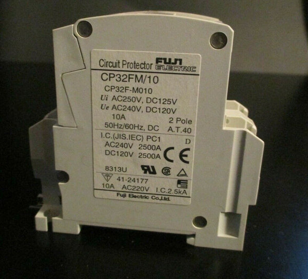 FUJI ELECTRIC Circuit Protector Breaker 10 AMP CP32 FM/10 | eTech Surplus