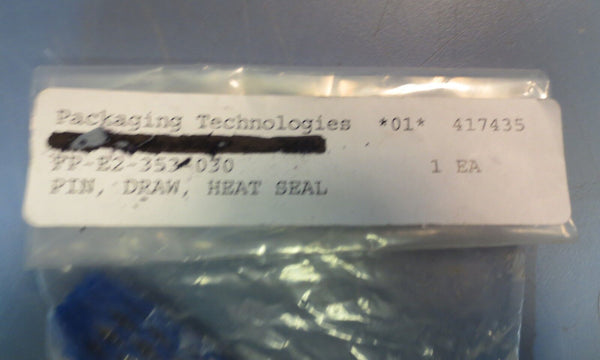 Packaging Technologies Heat Seal Draw Pin Model FP-E2-353-030 | eTech Surplus
