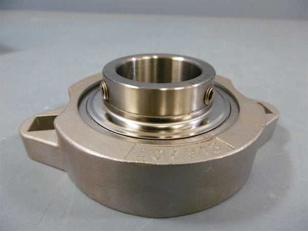 NIB IPTCI SSBSLF 207 35MM 2 Bolt Flange Block Bearing Stainless Steel | eTech Surplus
