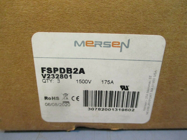 Mersen FSPDB2A Power Distribution Block 1500V 175A NEW LOT OF THREE | eTech Surplus
