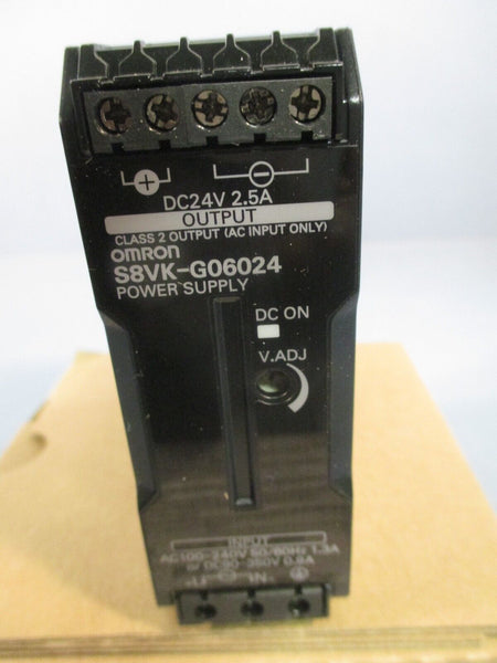 Omron DC Power Supply 24Vdc 2.5A 50/60Hz S8VK-G06024 | eTech Surplus