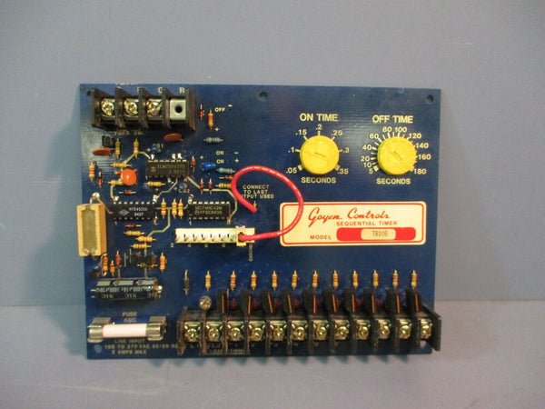 Goyen Controls Sequential Timer TB10S 100-270Vac 50/60Hz 2 Amp NEW | eTech Surplus