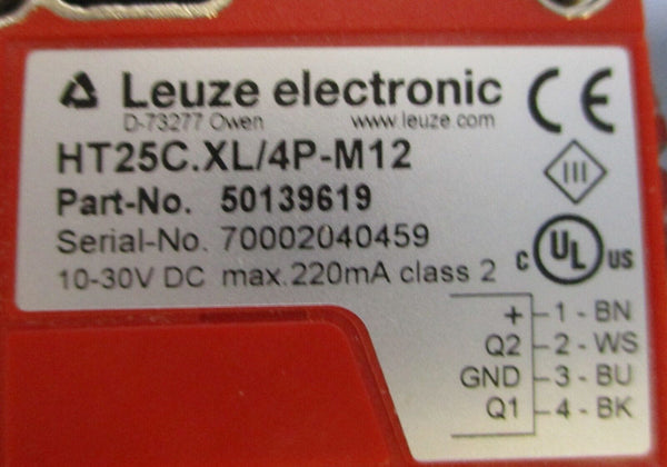 Leuze Electronic HT25C.XL/4P-M12 Diffuse Sensor, 10-30VDC, 220mA Max 5 | eTech Surplus