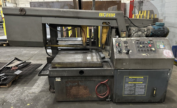 Hyd-Mech M-20P Horizontal Bandsaw 20" x 30" Cap, Semi-Automatic Miteri | eTech Surplus