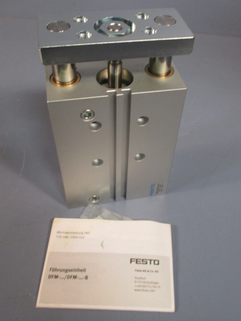 FESTO CARRIAGE & SLIDE, LINEAR GUIDE 80 MM STROKE DFM-25-80-P-A-GF 170 ...