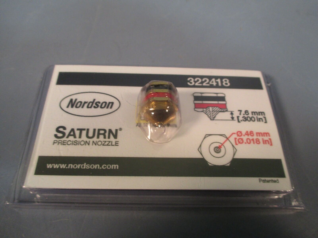 Nordson Precision Saturn Nozzle .018" 322418 | eTech Surplus