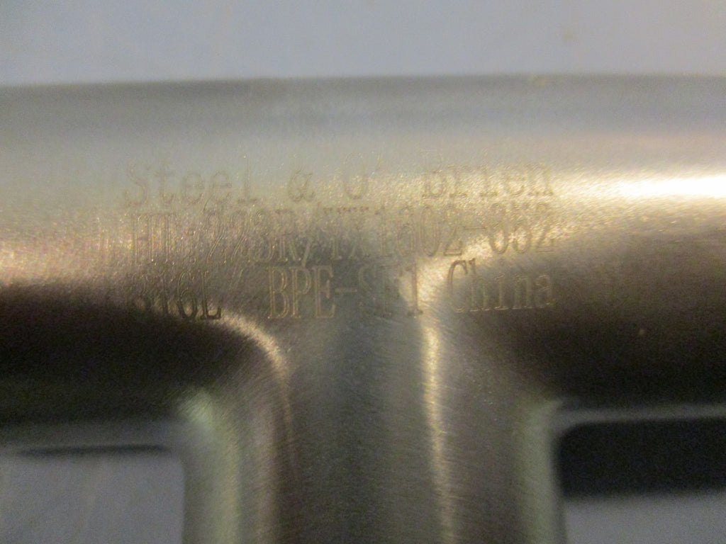 Steel & O' Brien 223R/YX1602-652 Long End Reducing Tee BPE-SF1 1" Widt ...