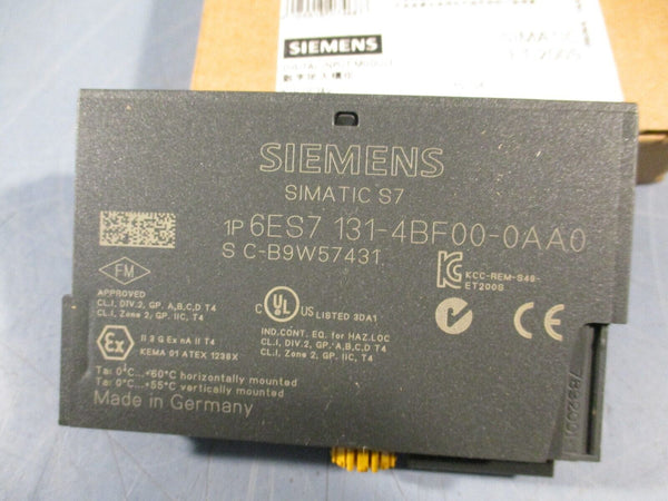 SIEMENS Digital Input Module for SIMATIC ET200S 6ES7-131-4BF00-0AA0 ...