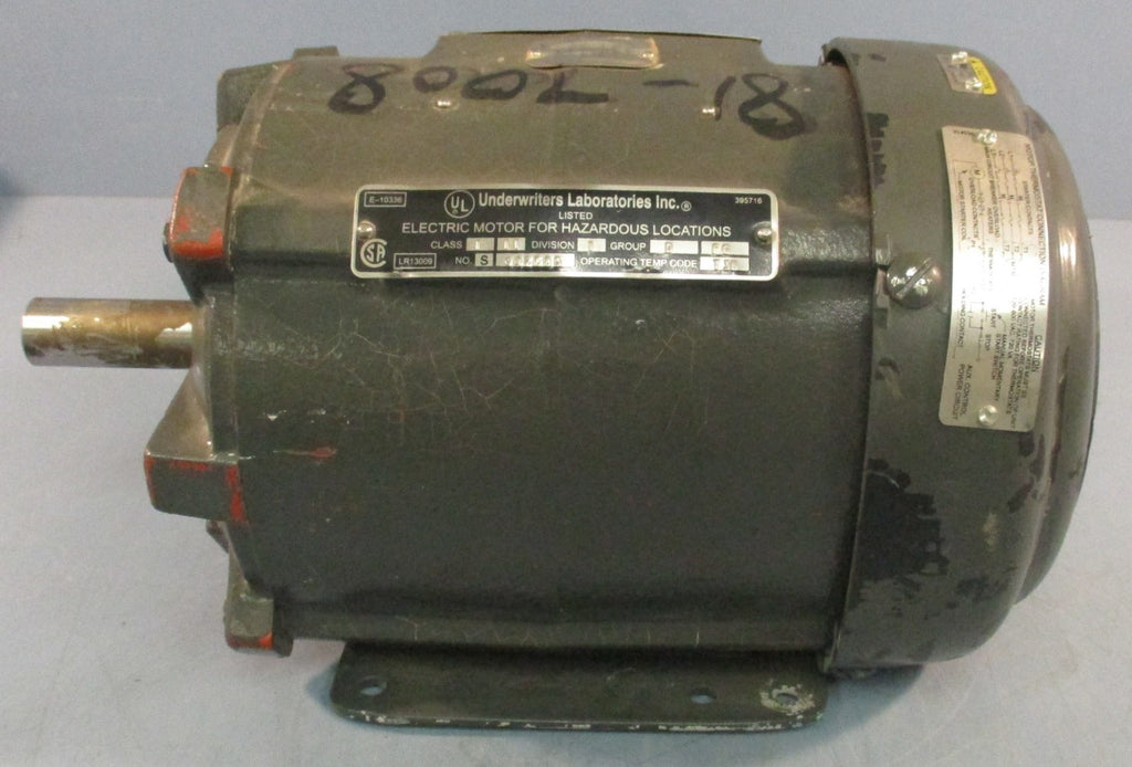 Emerson US Motors AB95 Electric Motor X32E2B 460V 4.3A 60Hz 22mm Shaft ...