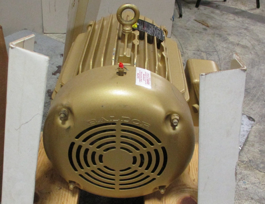 Baldor EM2394T Super E Motor 15 HP, 3520 RPM, 254T Frame, 230/460 Volt ...