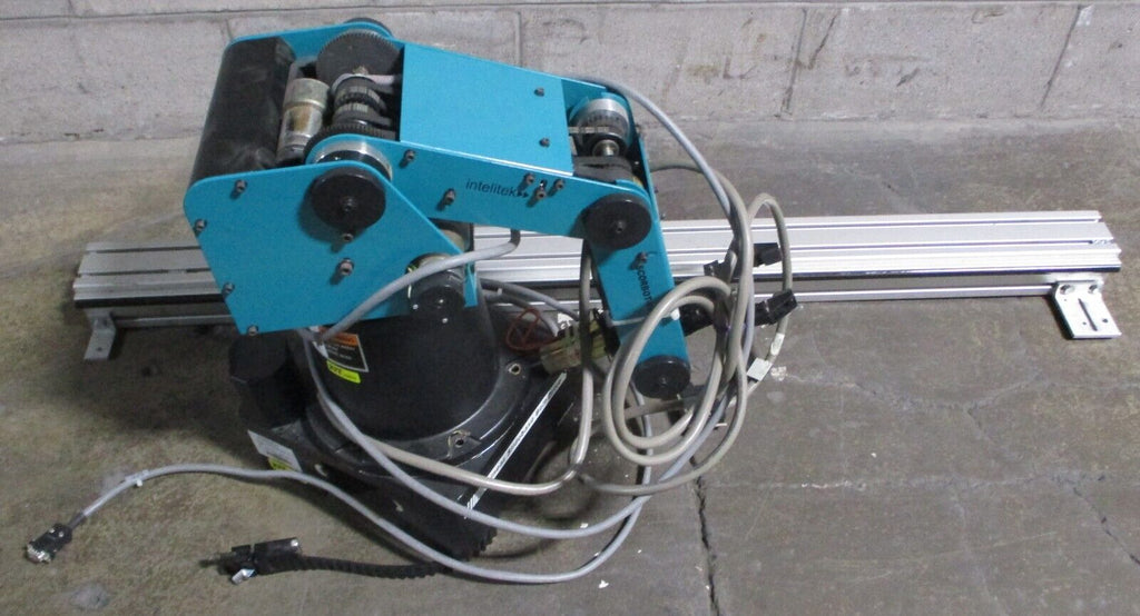 Intelitek Scorbot-ER 4u Robot Arm 000413 Linear Slidebase Linear Guide ...
