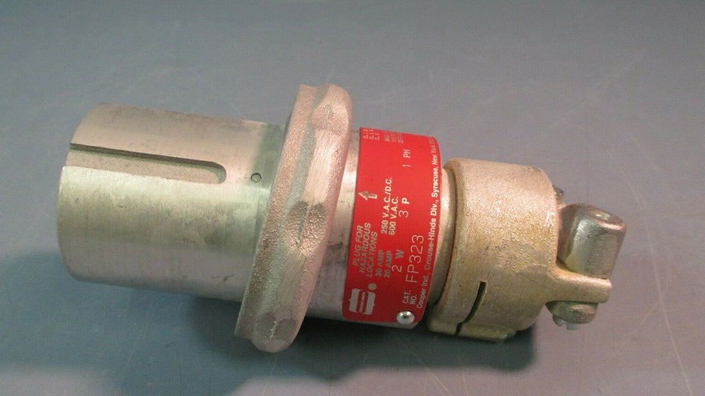 CROUSE HINDS HAZARDOUS LOCATION PLUG EXPLOSION PROOF 30 AMP FP323 ...