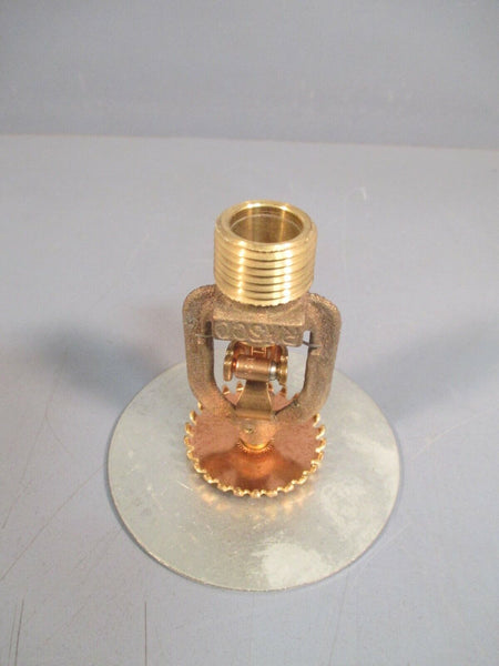 GRASCO SPRINKLER HEAD 1/2 IN NPT, BRASS, W/ 3-1/2 IN SHIELD, 165 DEGRE ...