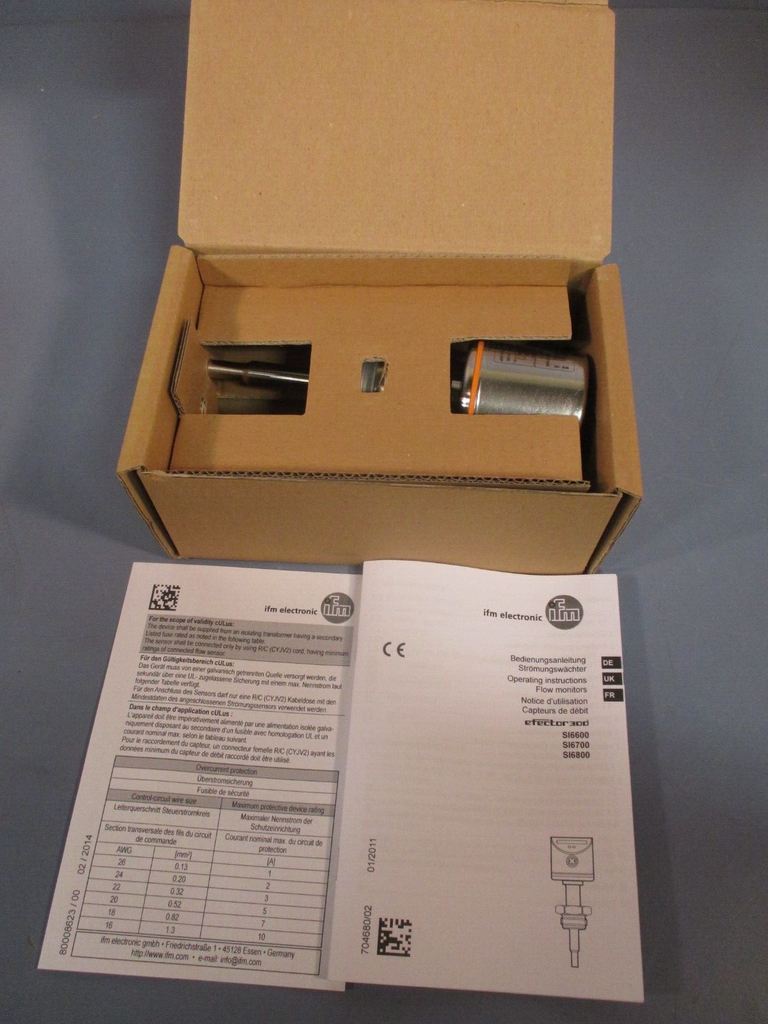 IFM Electronic Flow Sensor SI6800 | eTech Surplus
