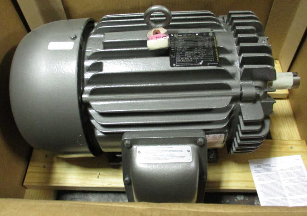 Baldor XM25242T Motor 20/15 HP, 1770/1740 RPM, 3 Phase, 256T Frame ...