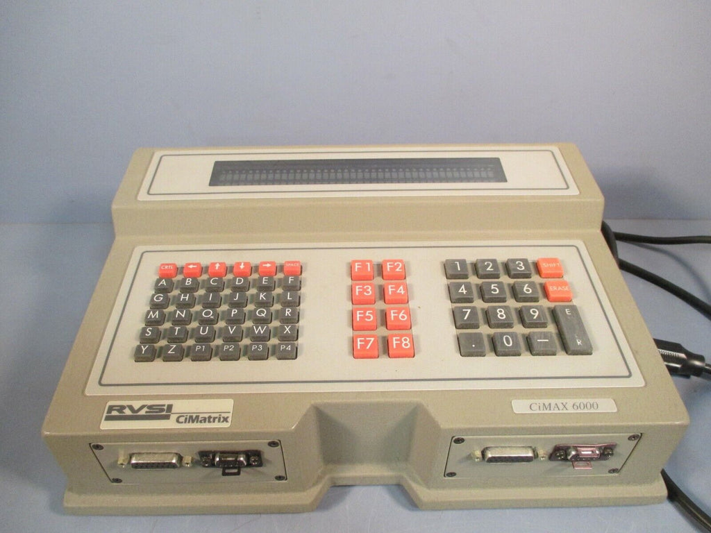RVSI CiMatrix Terminal CiMAX 6000 Catalog# 6000-1 | eTech Surplus