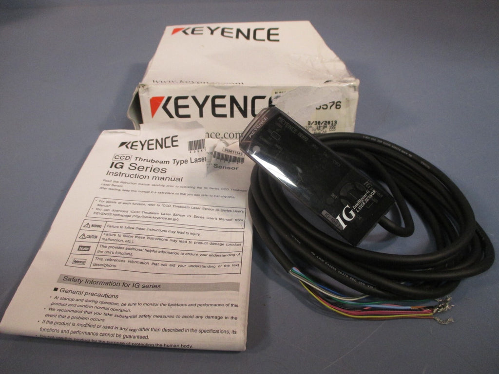 KEYENCE 10-30 VDC Output Amplifier, Sensor CCD Laser Micrometer, Analo ...