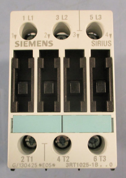 Siemens 3RT1025-1BB40 Contactor 24 VDC Coil 3 PH 5.7 KW 400V AC | eTech ...
