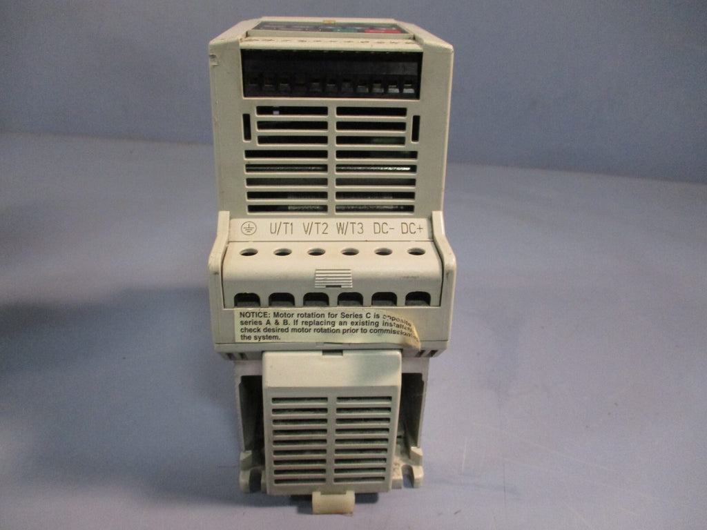 ALLEN BRADLEY 2 HP PRESET SPEED VFD DRIVE SERIES C FRN 7.06 160-BA04NP ...