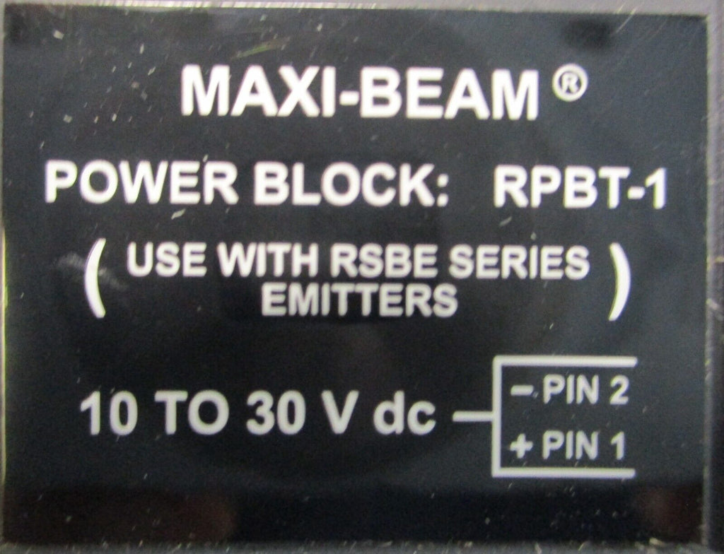 Banner RPBT-1 Maxi-Beam Power Block Photo-Electric Emitter Sensor 10-3 ...