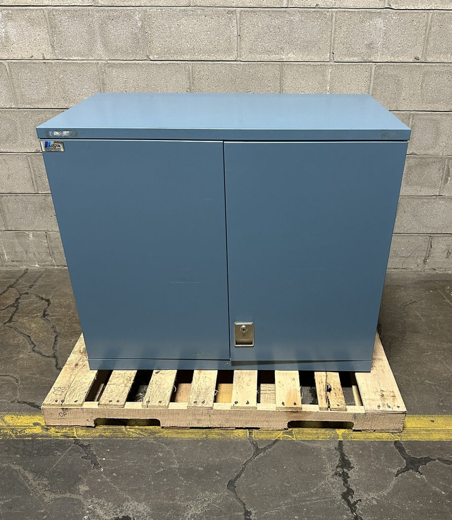 Lista 2 Door 2 Shelf Benchtop or Wall Storage / Tool Cabinet Excellent ...