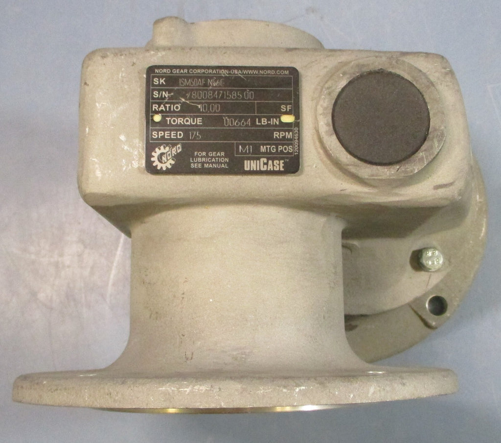 Nord 1SM50AF-N56C Right Angle Gearbox 10:1, 1" Bore, 175RPM 1SM50AF N5 ...