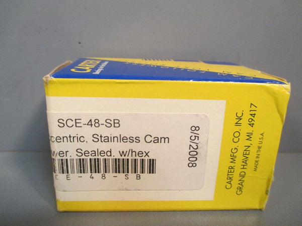 Carter 1 1/2" Eccentric, Stainless Cam Follower w/hex SCE-48-SB | eTech ...