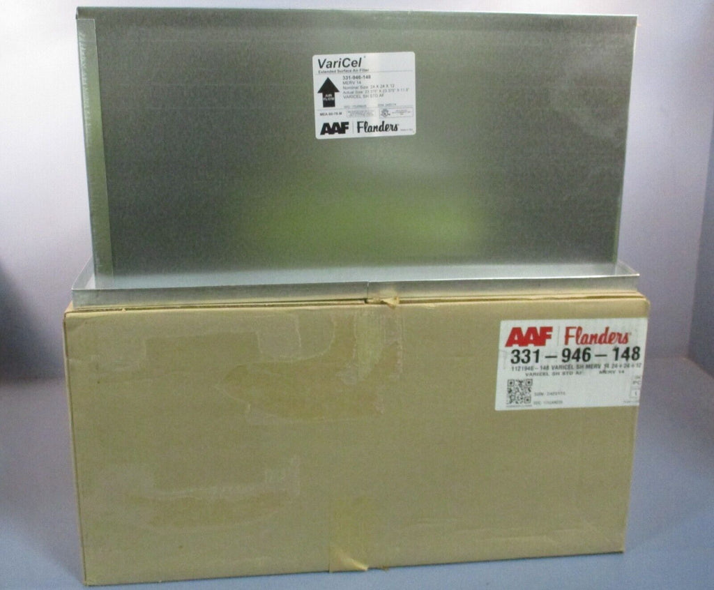 AAF Flanders 331-946-148 MERV 14 VariCel Extended Surface Air Filter 2 ...