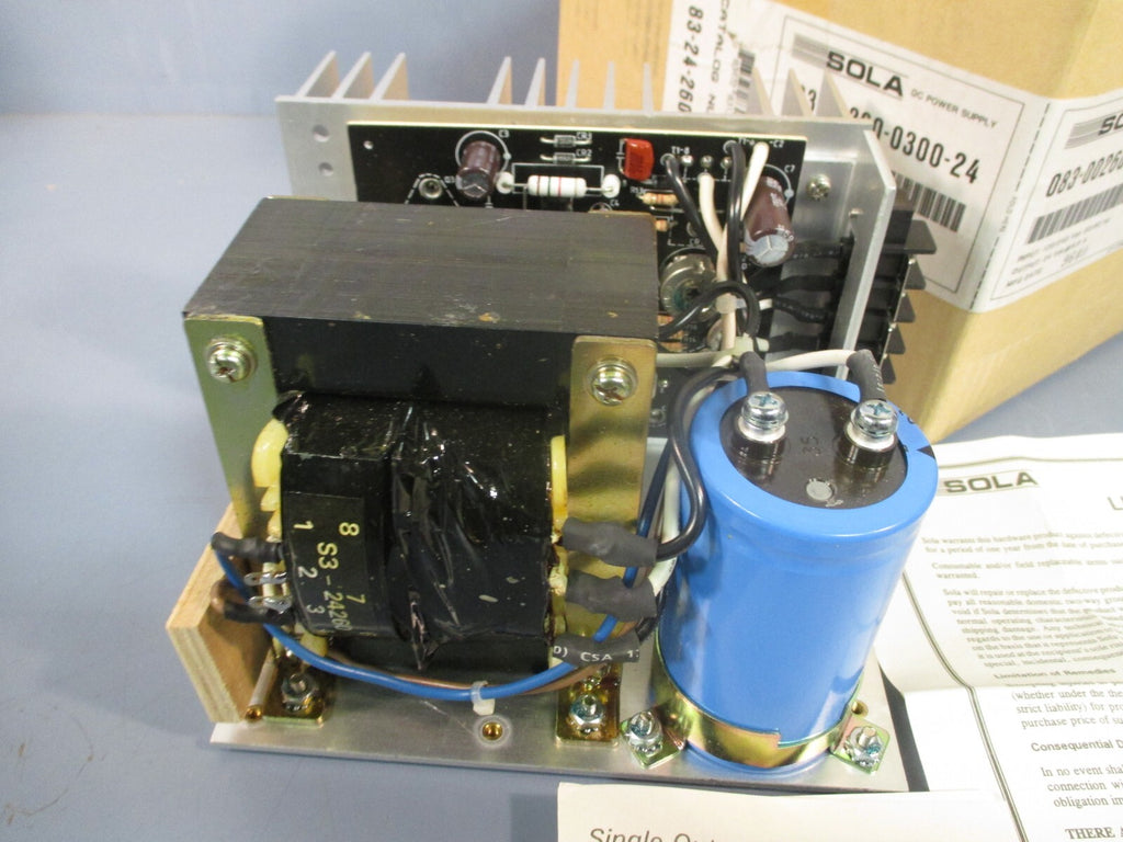 Sola DCPower Supply 120/240v-ac 24v-dc 50/60 Hz 083-00260-0300-24 ...