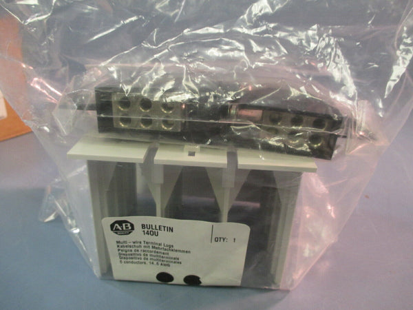 Allen Bradley Multi Wire Terminal Lugs 140U-J-MTL6A Ser. A | eTech Surplus