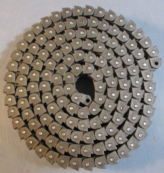 Conveyor Notched Chain 419690 1/2" Pitch Nylon Black Approx 6' Long ...