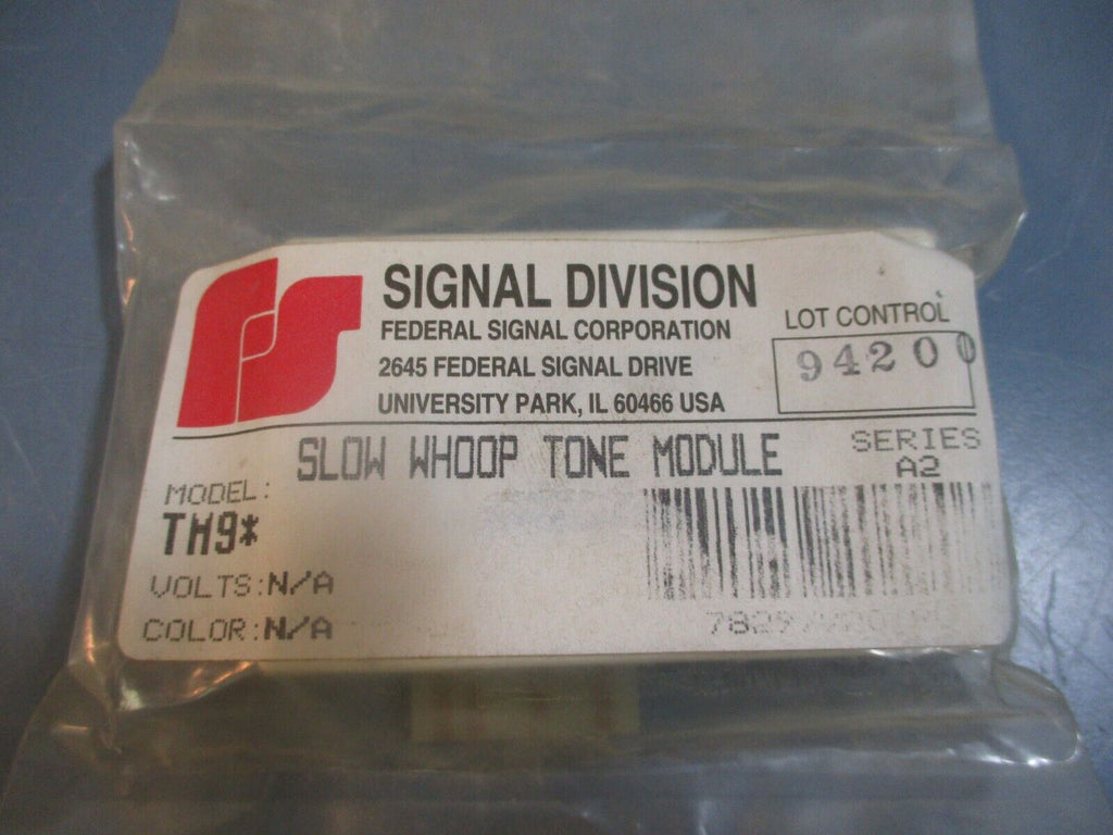 Federal Signal Corporation Slow Whoop Tone Module TM9* Series A2 NEW ...