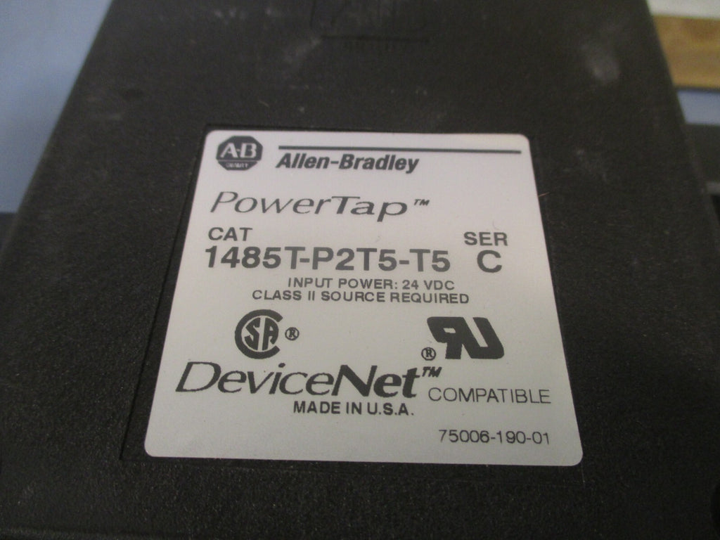 ALLEN BRADLEY DEVICENET POWERTAP SER. C 1485T-P2T5-T5 | eTech Surplus