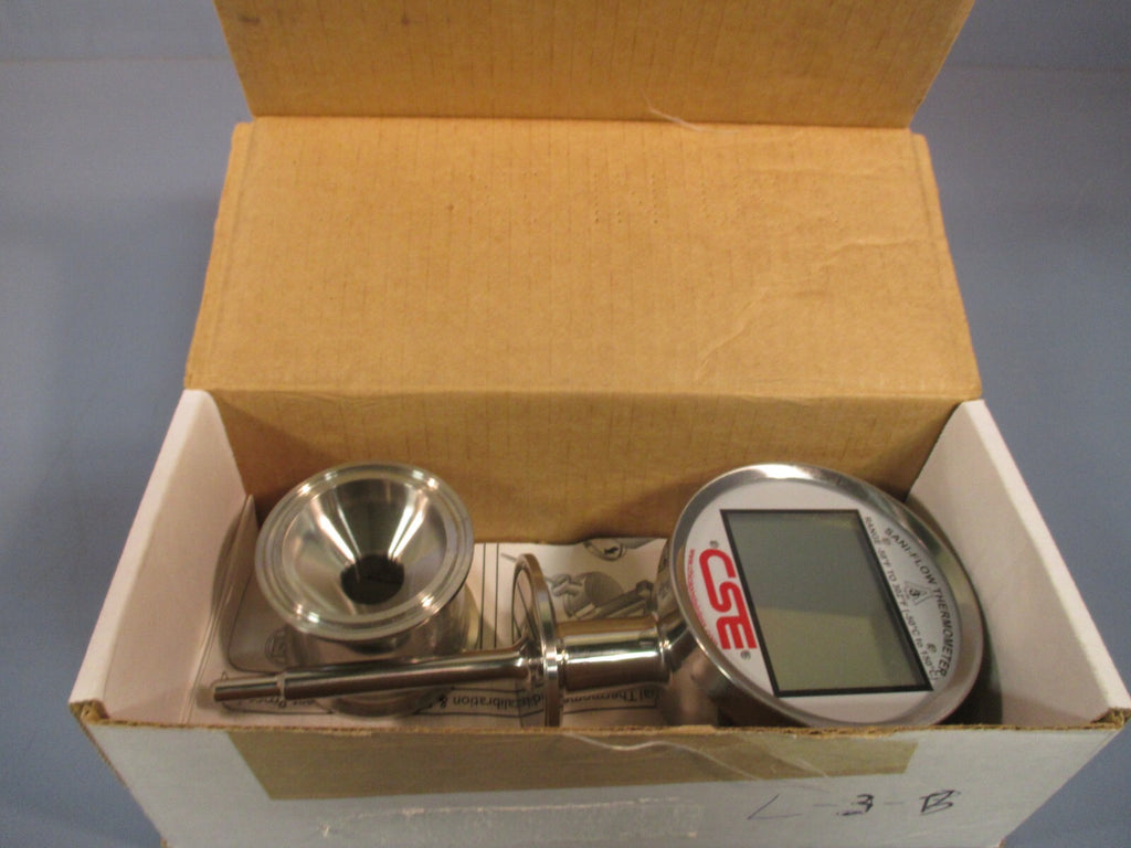 CSE SANI-FLOW DIGITAL THERMOMETER 3-1/2” STEM -58F TO 302F DT-2U-BT-DF ...
