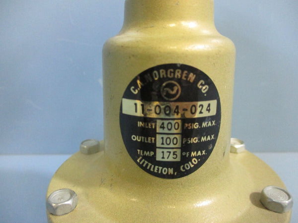 C.A. Norgren 11-004-024 Pressure Regulator Used | eTech Surplus