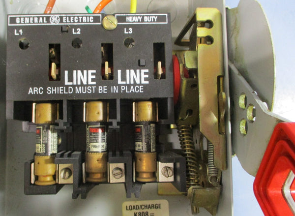 GE Heavy Duty Safety Switch TH4321 30A 240VAC 7.5HP Max 10"x6"x3-1/4 ...