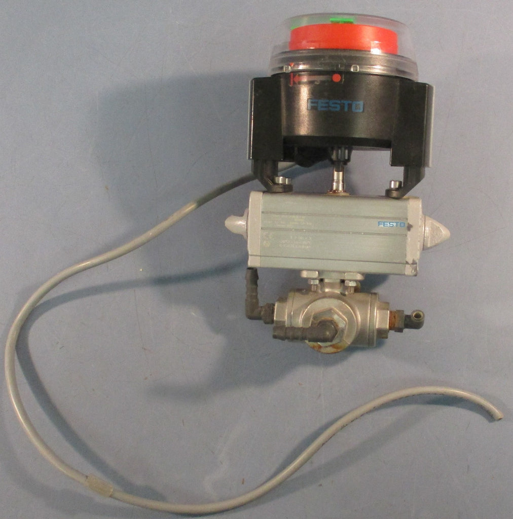 Festo DAPZ-SB-M-250AC-DR-AR Limit Switch W/ DAPS-0015-090-R-F03 Actuat | eTech Surplus