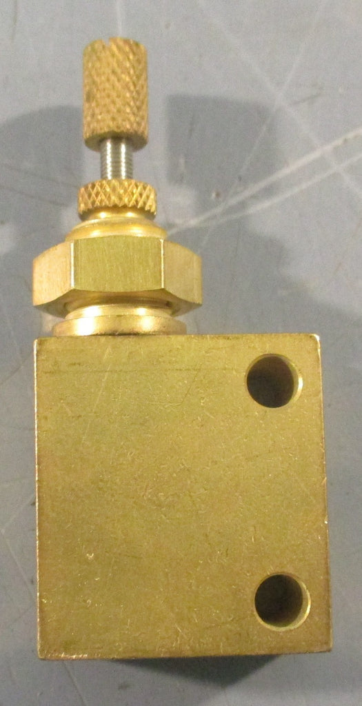 Kuhnke 47.255 One-Way Flow Restrictor 0432 Brass Opens At 7 PSI Lot of ...