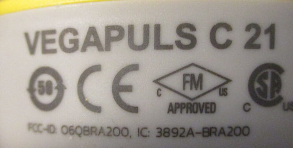 Vega VegaPULS C 21 Radar Level Sensor PSC21.XXXXXNBHB 12-35VDC 4-20mA | eTech Surplus