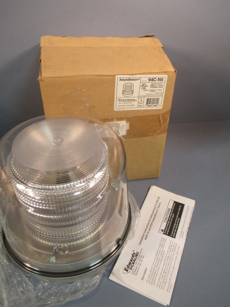 ADAPTABEACON Heavy Duty Single Flash Strobe Light 120V 60HZ 94C-N5 ...
