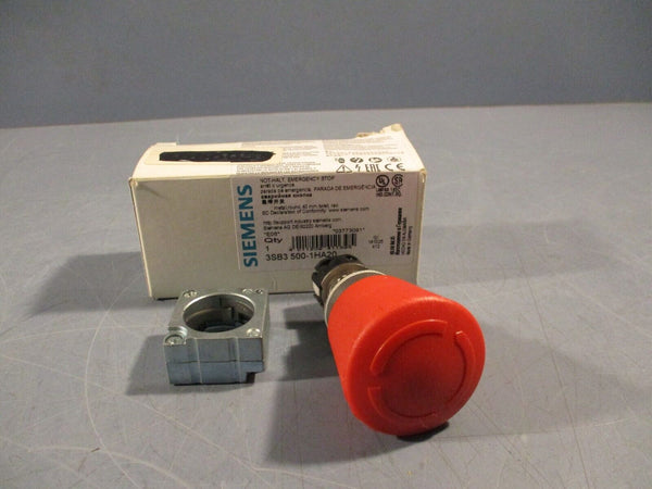 Siemens Emergency Stop Push Button Switch 3SB3-500-1HA20 | eTech Surplus