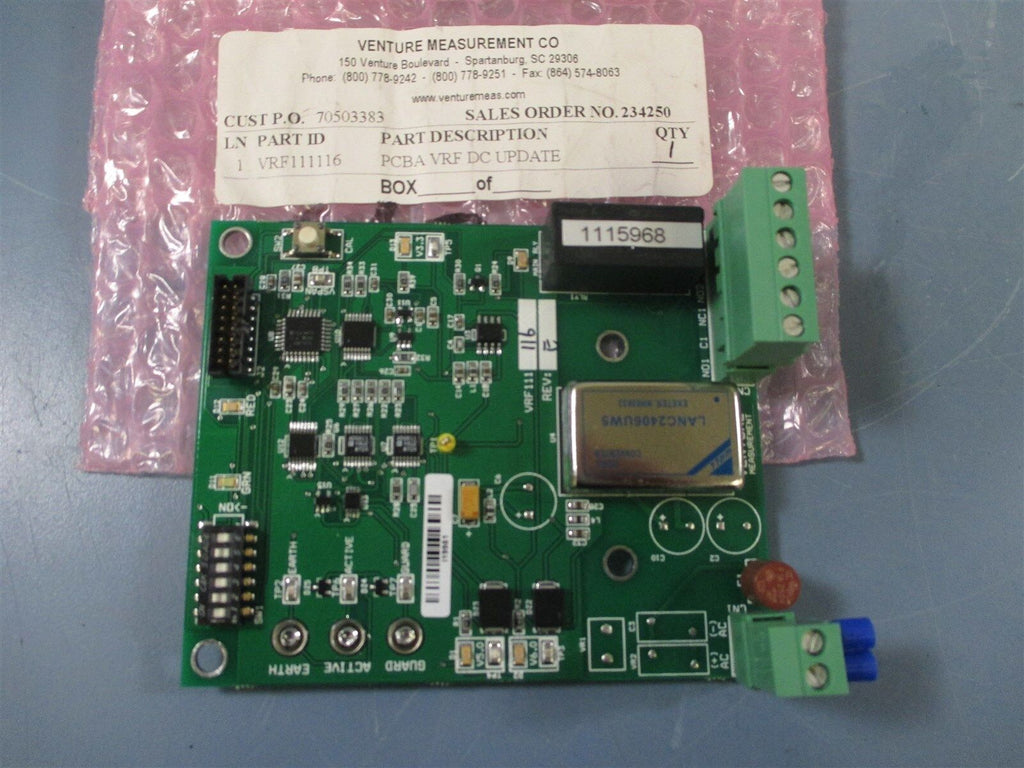 Venture Measurements VRF111116 Rev E Circuit Board - Used | eTech Surplus