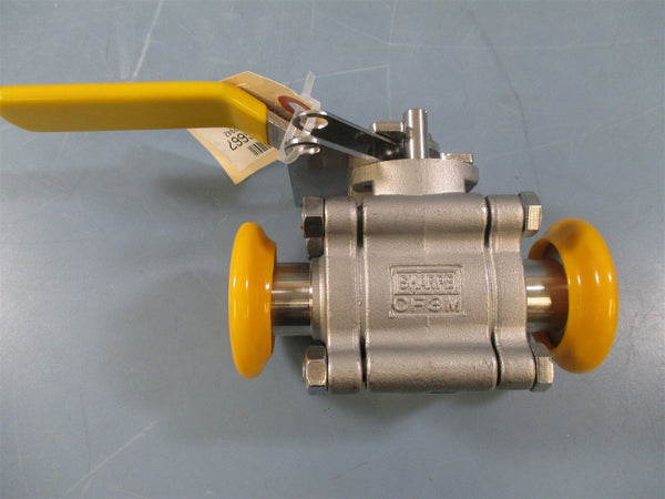 Sharpe 1-Inch CF3M Stainless Sanitary Valve 1440 PSI - New | eTech Surplus