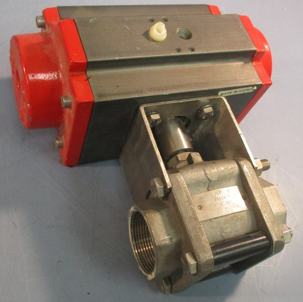 Triac TR80SR5 Pneumatic Actuator Valve 150 PSI Max Pressure 9" Length ...