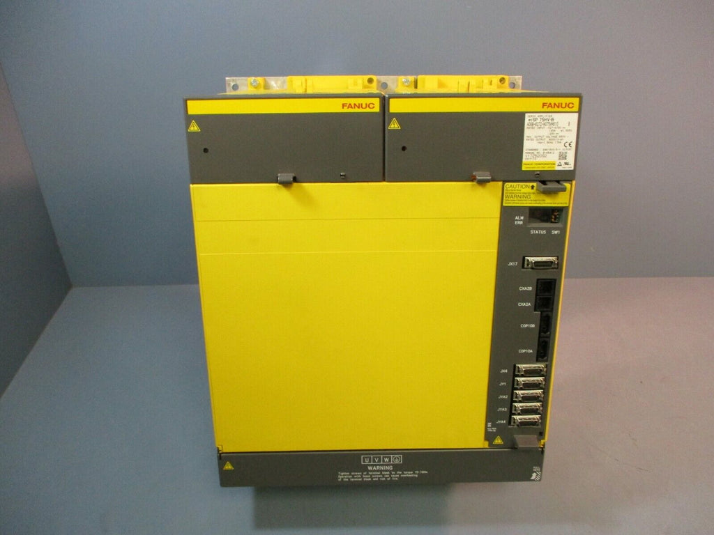 Fanuc Spindle Servo Amplifier aiSP 75HV-B A06B-6272-H075#610 B 480V NE | eTech Surplus