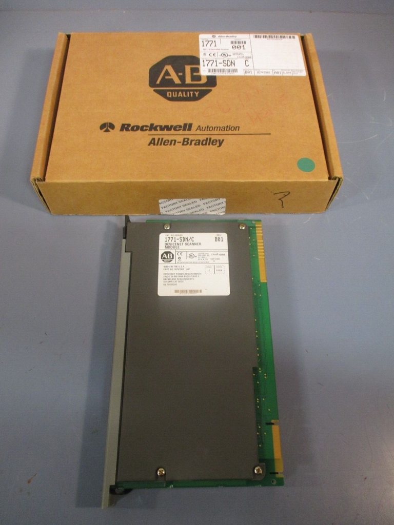 ALLEN-BRADLEY PLC-5 DeviceNet Scanner SERIES C. 1771-SDN | eTech Surplus