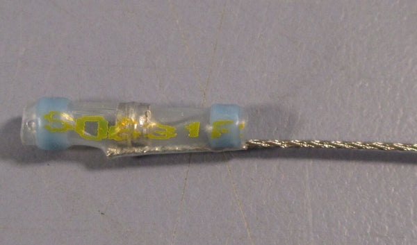 Bag of 100 Raychem SO63-1-00 Solder & Shield Tubing Terminator with Br ...