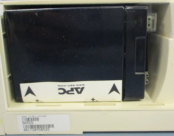 APC BK500 6 Outlet Battery Backup & Surge Protection 120V, 10A Input ...