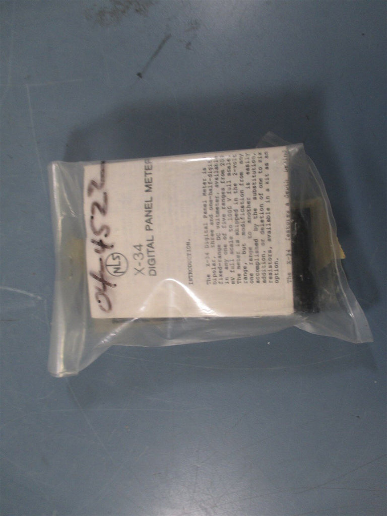 Non-Linear System X-34 Digital Panel Meter - New | eTech Surplus
